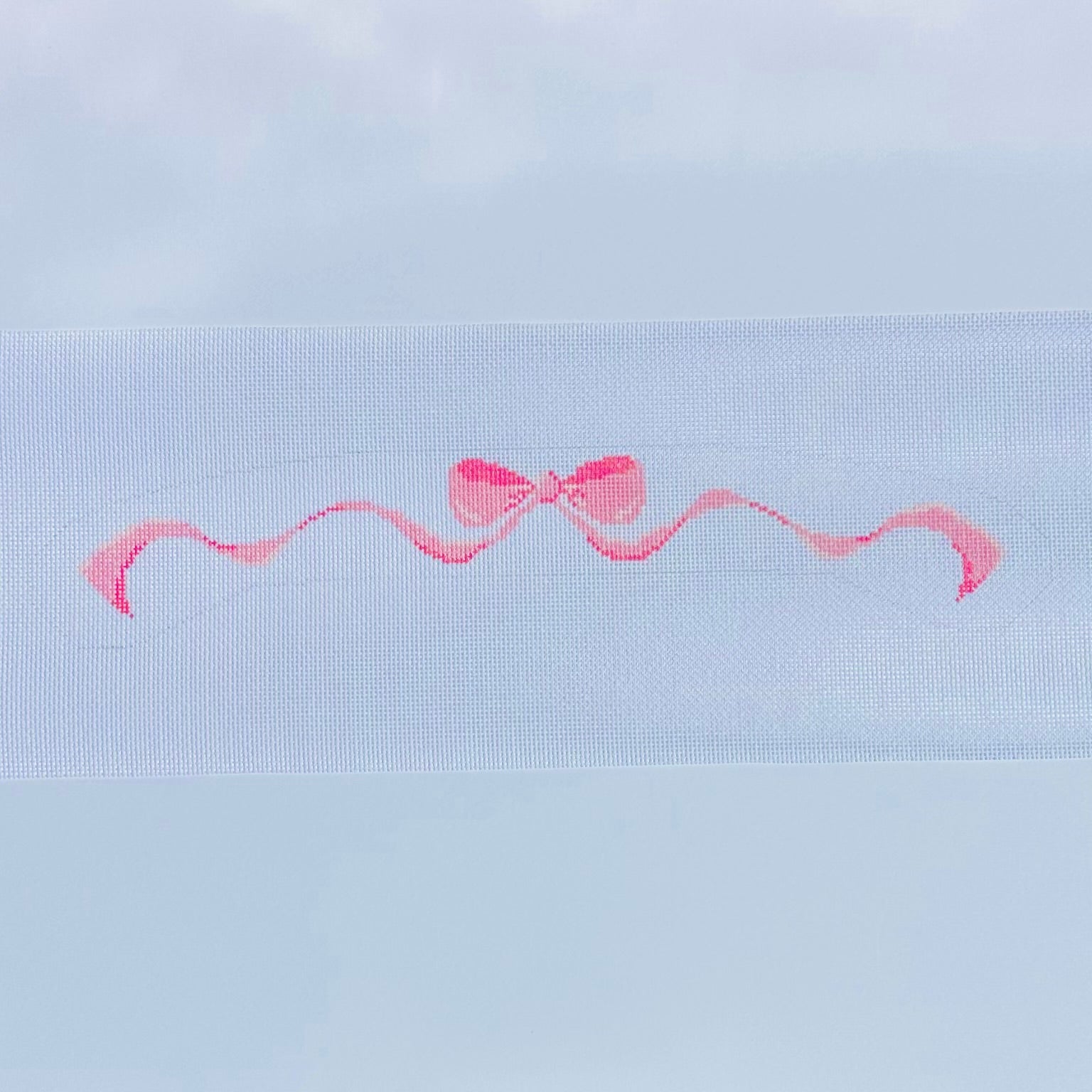 Pink Bow Hanger Needlepoint Canvas – Oz Needle and Thread